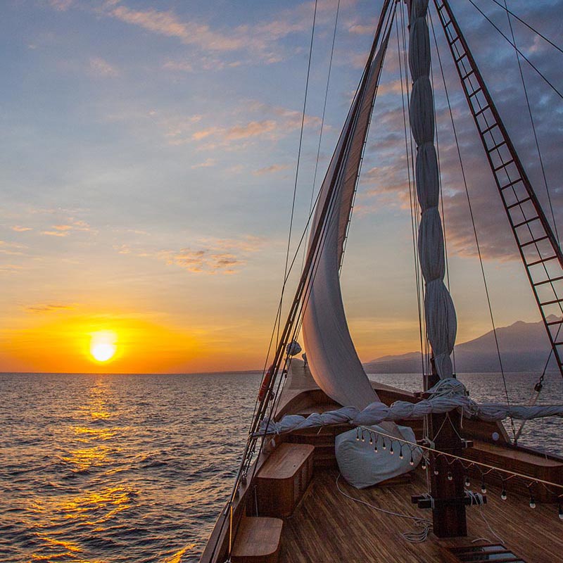 The Indonesian Phinisi Sailing Vessel - Prana by Atzaro